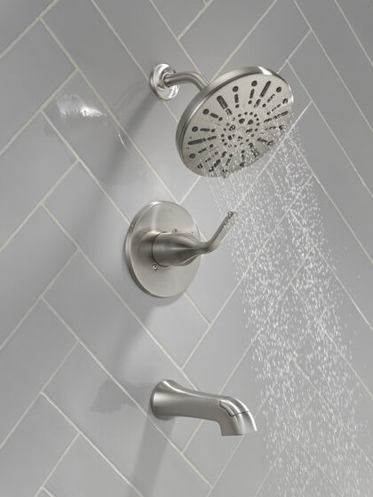Monitor® 14 Series Tub and Shower in Stainless 144828-SS | Delta Faucet