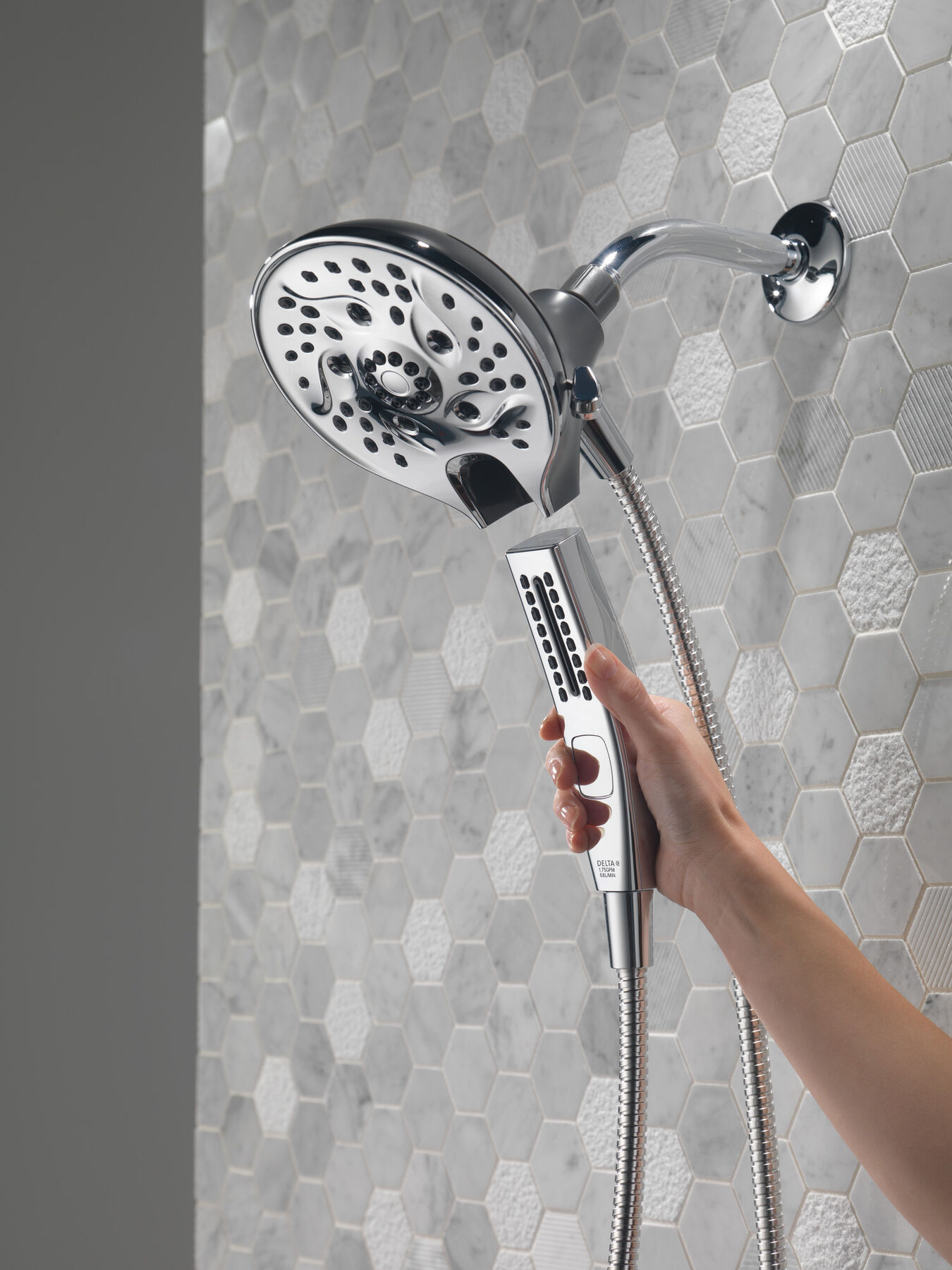 Combo H2O HSSH 1.75 GPM MagnaTite 5S in Chrome 75510 | Delta Faucet