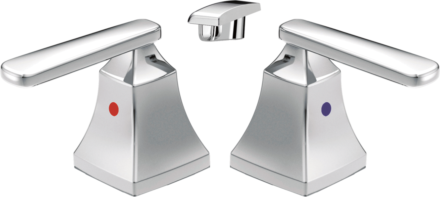 Metal Lever Handle Set in Chrome H264 | Delta Faucet