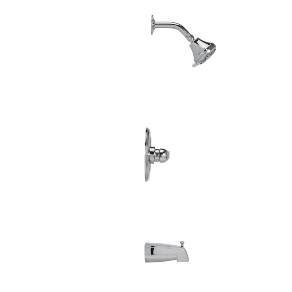 Monitor(R) 13 Series Tub and Shower Complete Rough and Trim in Chrome ...