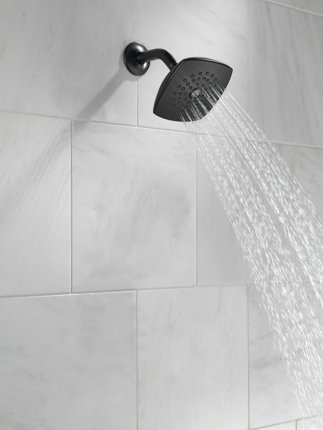 Shower Flange in Matte Black RP6025BL | Delta Faucet