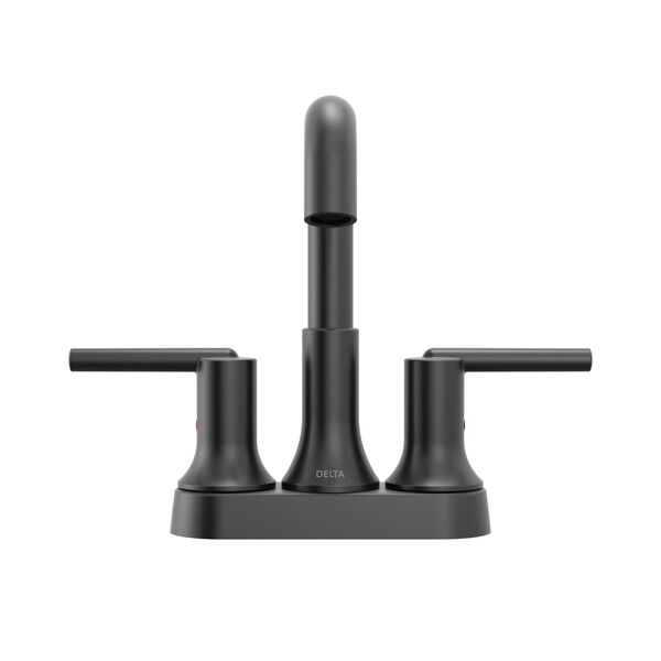 Centerset Bathroom Faucet in Matte Black 2554-BLMPU-DST | Delta Faucet