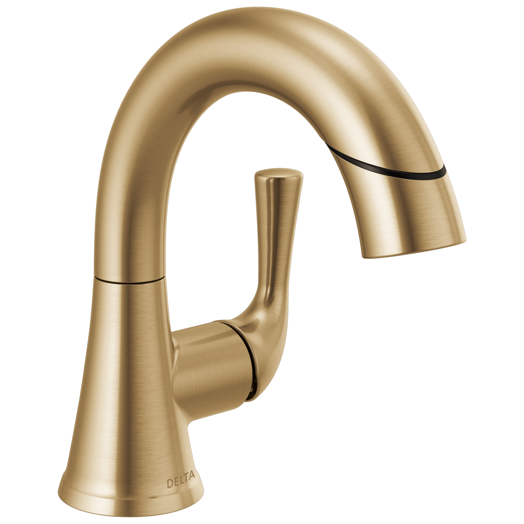 Single Handle Pull-Down Bathroom Faucet in Champagne Bronze 533LF-CZPDMPU | Delta Faucet