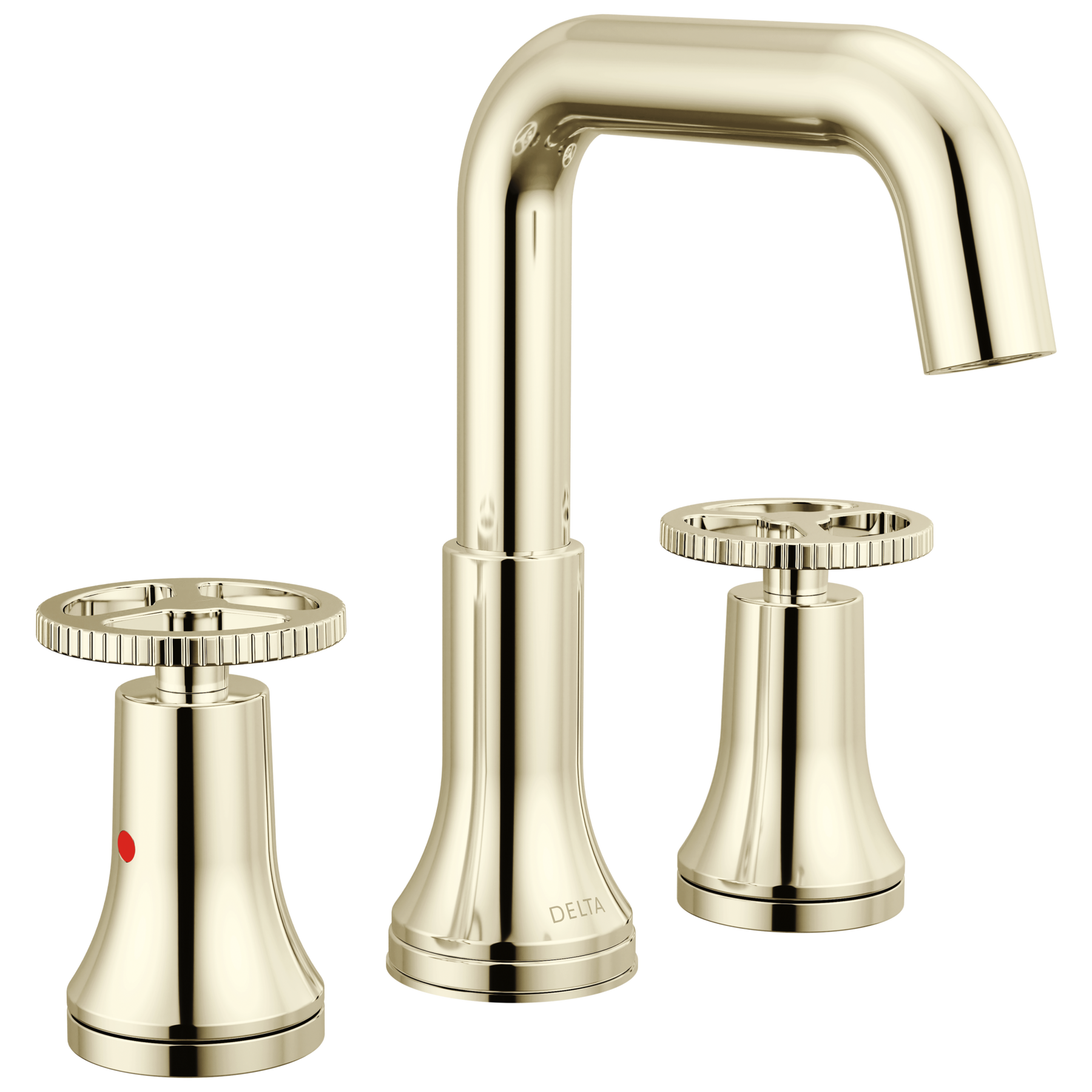 Two Handle Widespread Bathroom Faucet in Polished Nickel 35547-PNMPU-DST | Delta Faucet