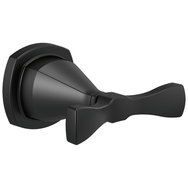 Double Robe Hook in Matte Black 77638-BL | Delta Faucet