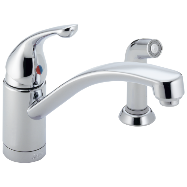 Single Handle Kitchen Faucet in Almond 451-ALWF | Delta Faucet