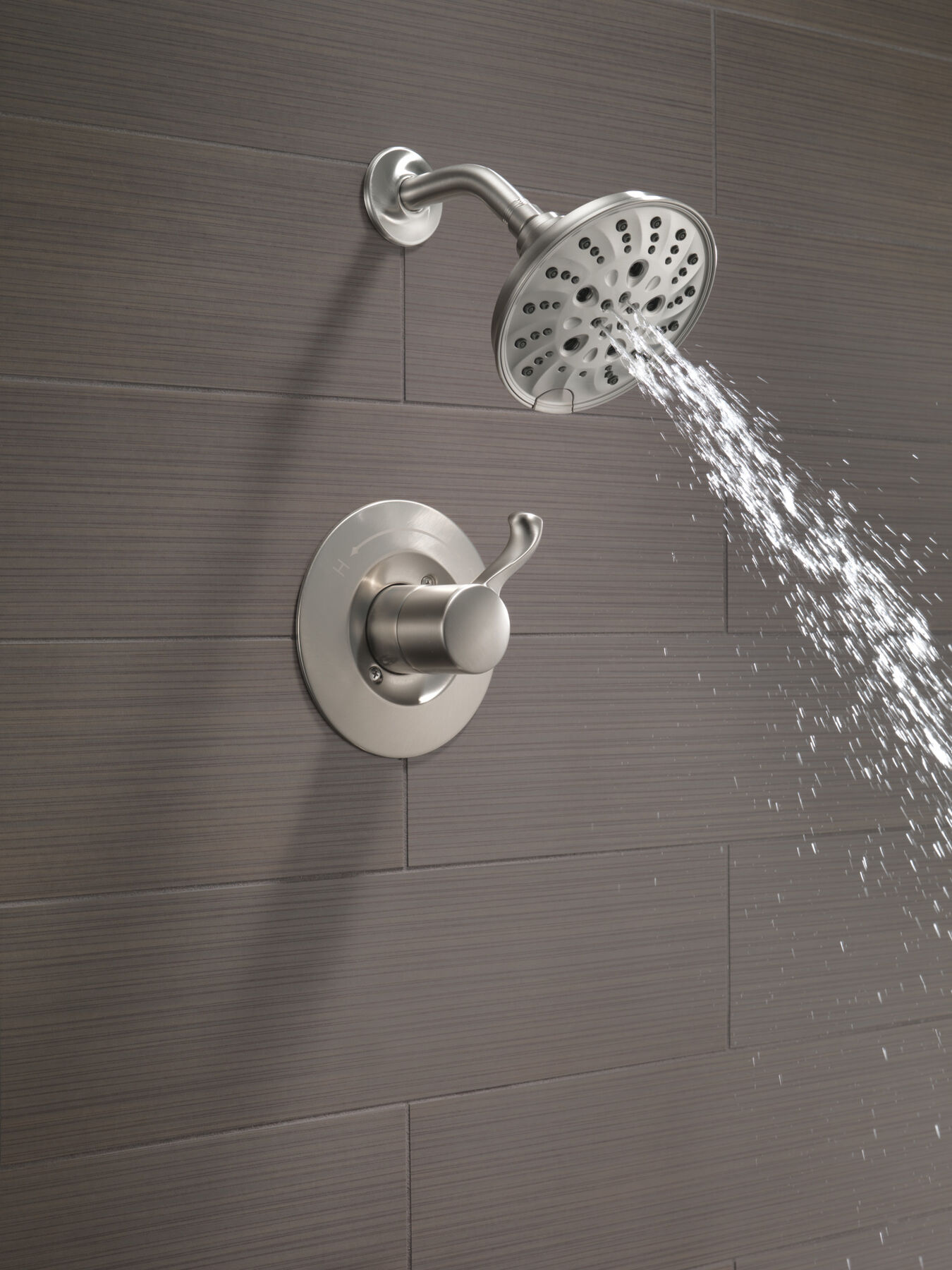 Shower Rough & Trim 1L 14S (Recertified) in Spotshield Stainless 142897 ...