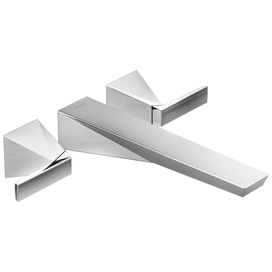 Wall Mount Tub Filler (Recertified) in Lumicoat® Chrome T5743-PR-WL-R ...