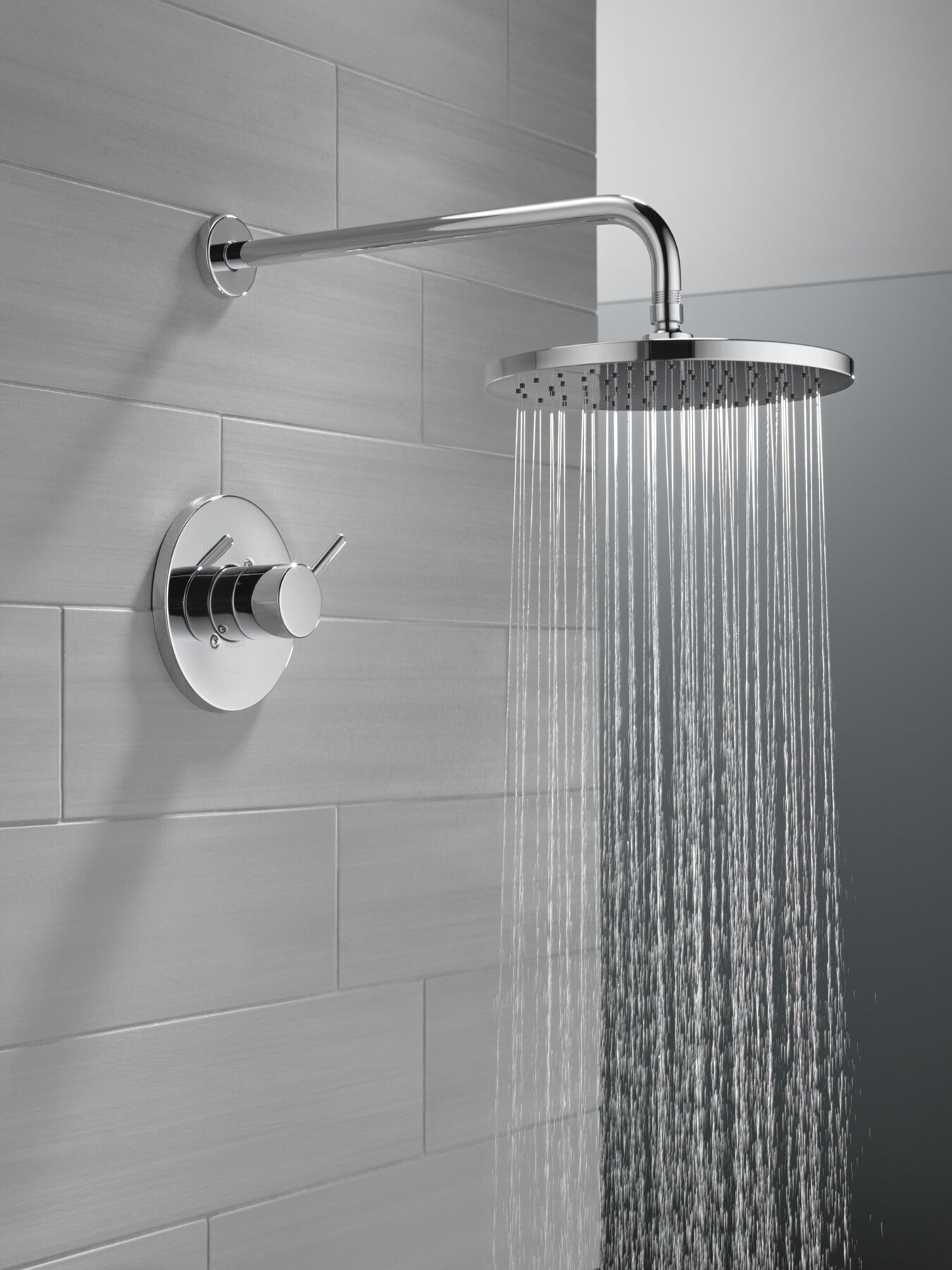 10" Circle Raincan Monitor 14 Series Shower Trim (Recertified) in ...