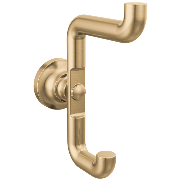 Double Robe Hook in Champagne Bronze 73535-CZ | Delta Faucet