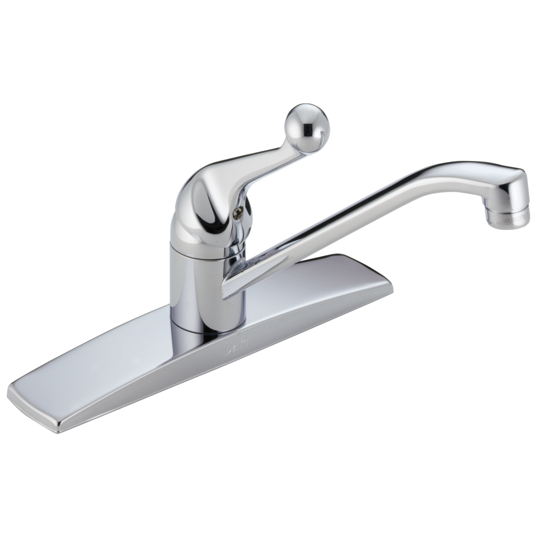 Single Handle Kitchen Faucet in Chrome 100LF-WF | Delta Faucet