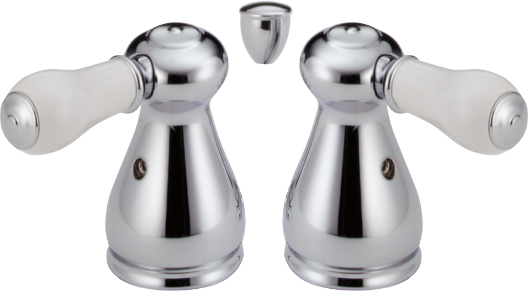 Porcelain Lever Handle Set - Bathroom in Chrome H277 | Delta Faucet