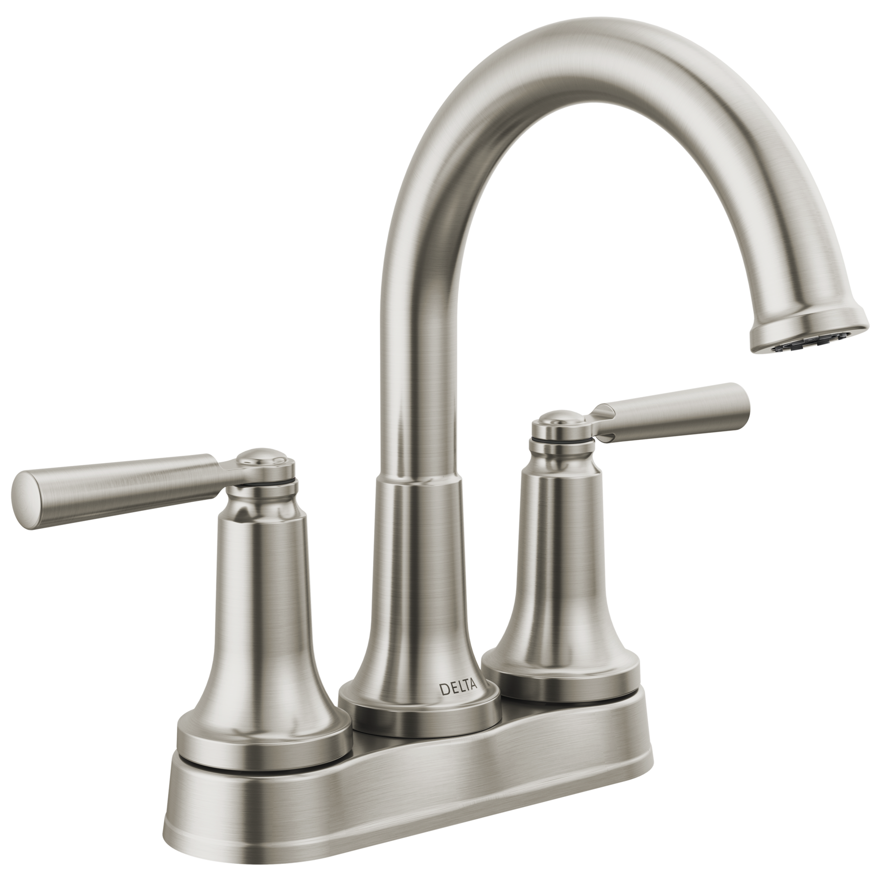 Two Handle Tract-Pack Centerset Bathroom Faucet in Stainless 2535-SSTP-DST | Delta Faucet