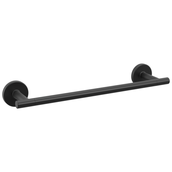 12" Towel Bar in Matte Black 75912-BL | Delta Faucet