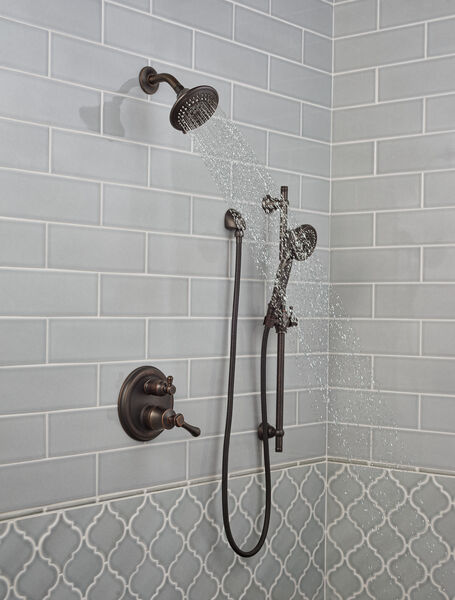 Premium 3-Setting Slide Bar Hand Shower in Venetian Bronze 57021-RB ...