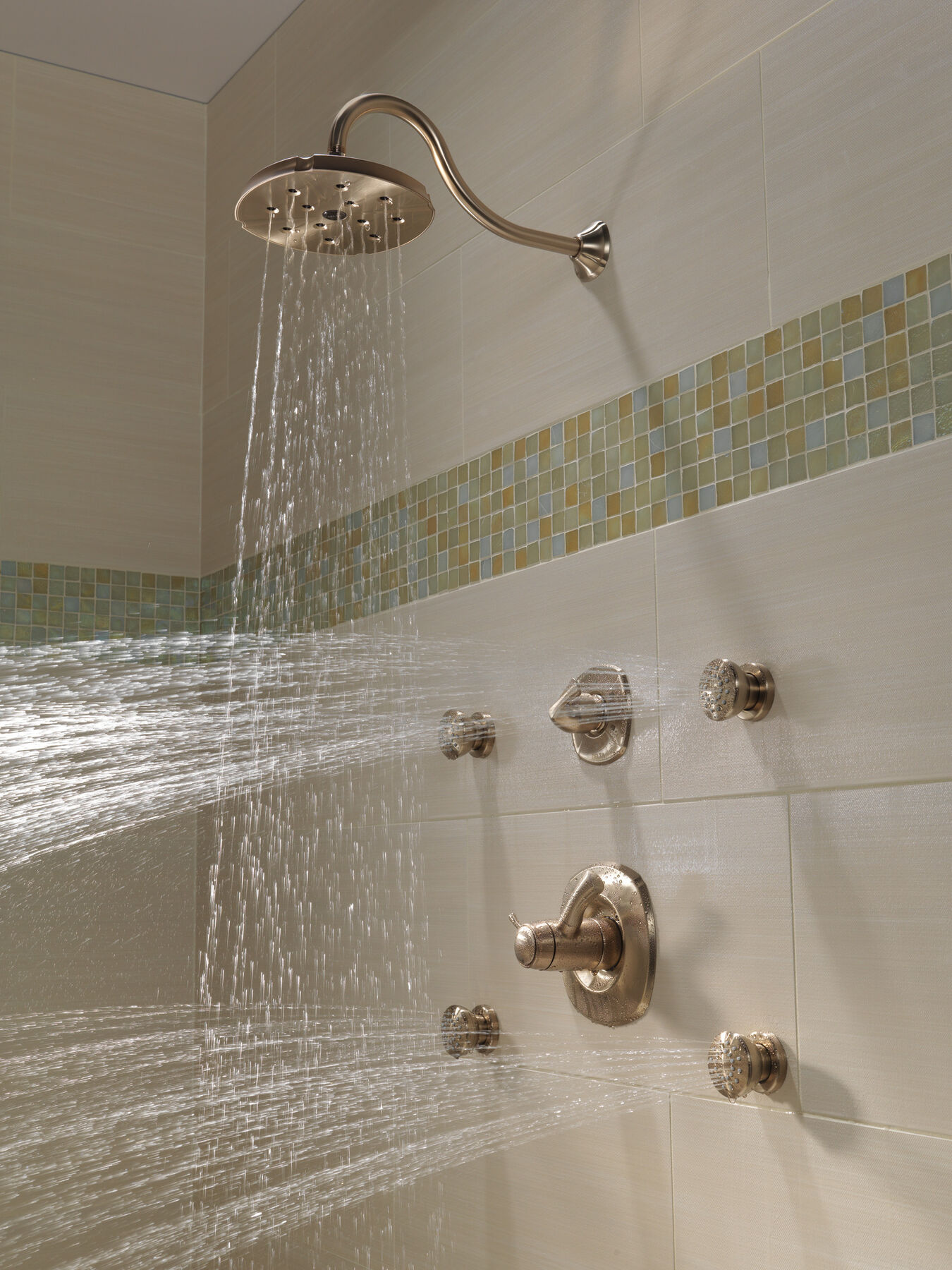 Surface Mount Body Spray in Champagne Bronze 50102-CZ | Delta Faucet