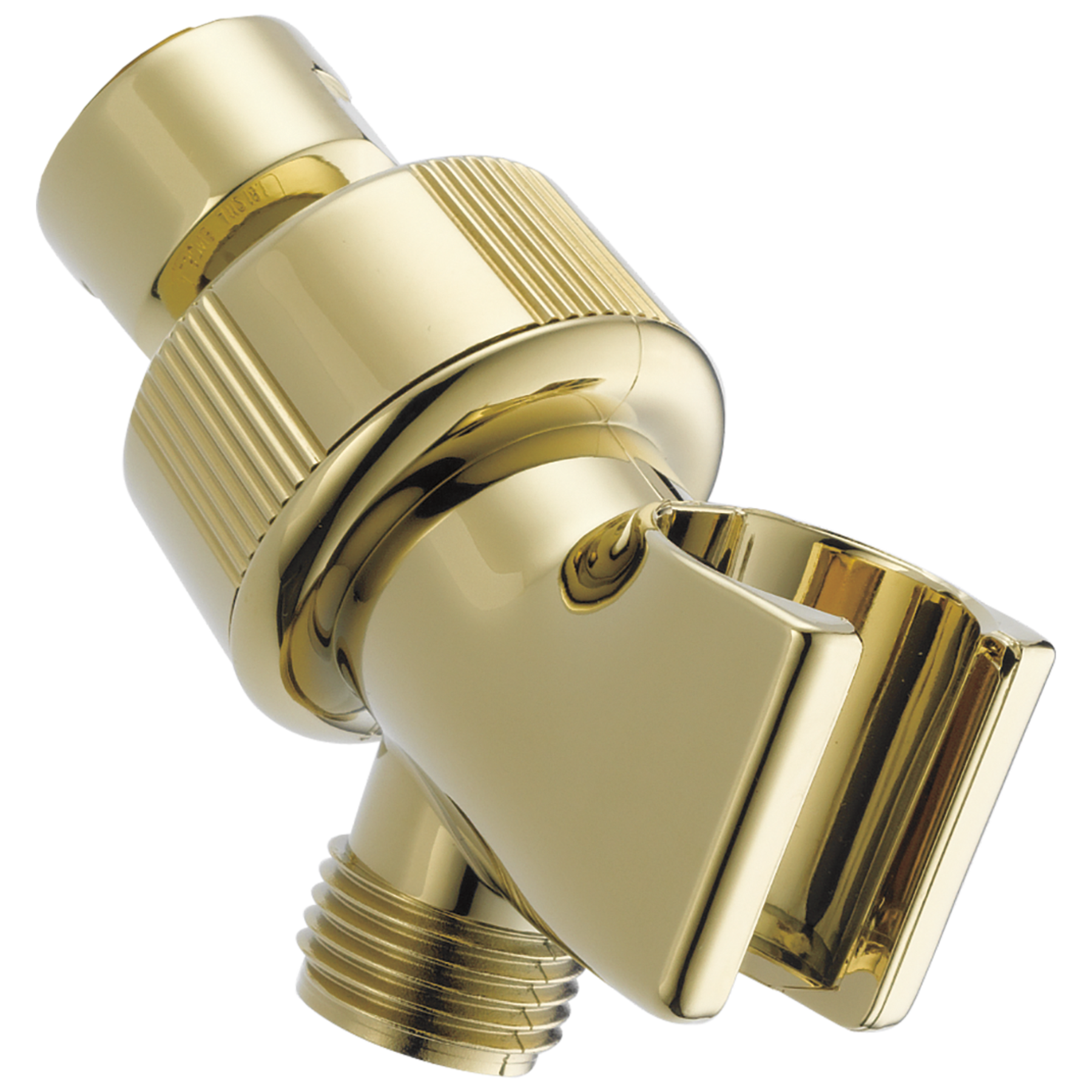 Adjustable Shower Arm Mount for Hand Shower in Polished Brass U3401-PB ...