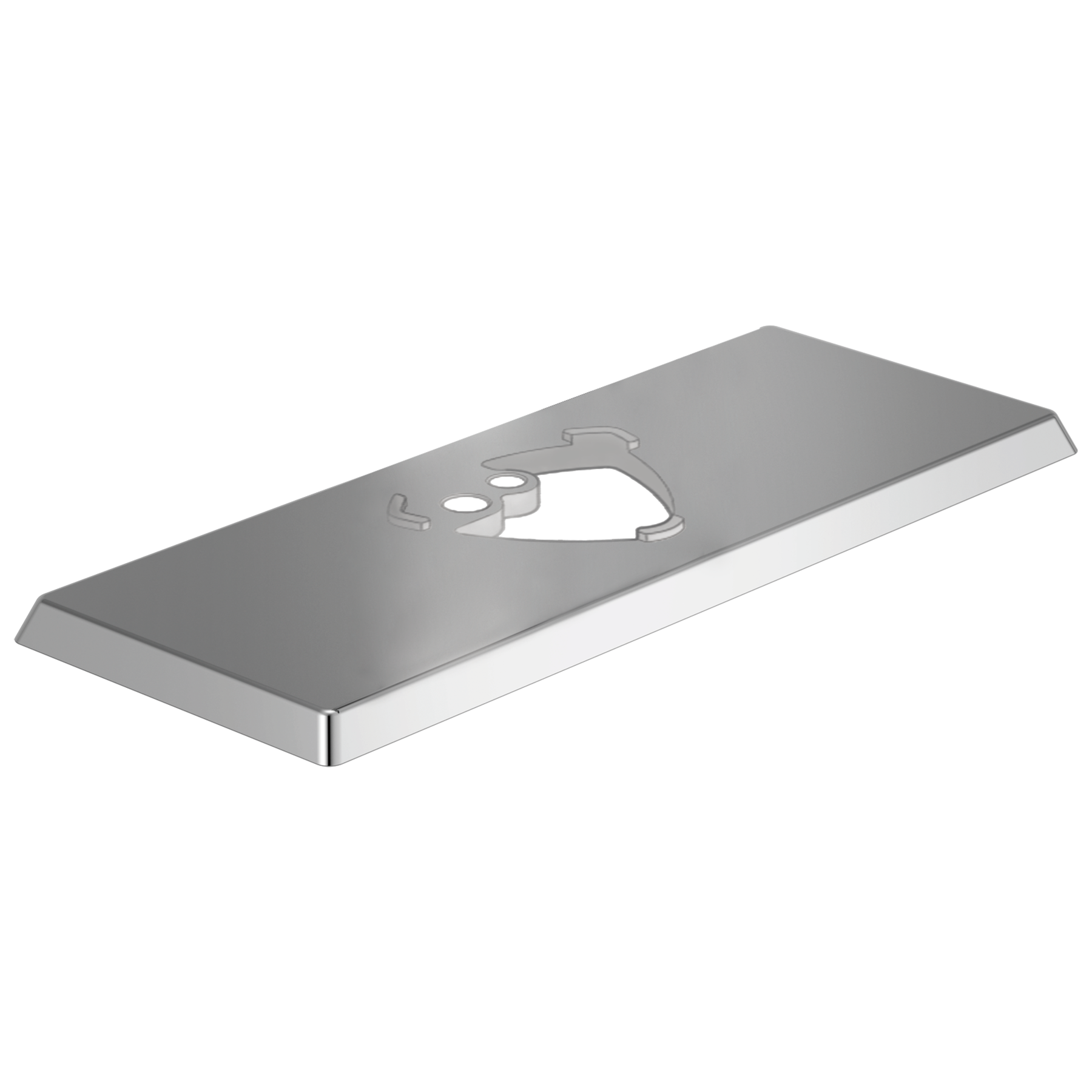 Escutcheon - 3 Hole - 1H Bathroom in Chrome RP84822 | Delta Faucet