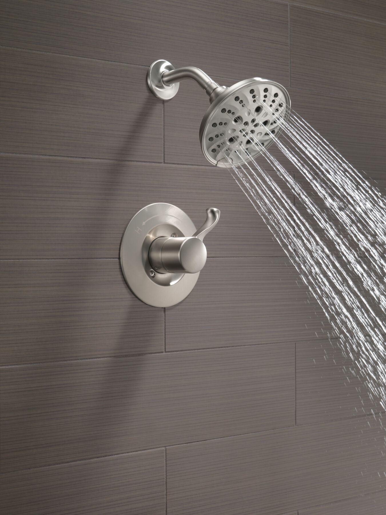 Shower Rough & Trim 1L 14S (Recertified) in Spotshield Stainless 142897 ...