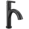 Single Handle Pull-Down Bathroom Faucet in Matte Black 15749LF-BLPD | Delta Faucet