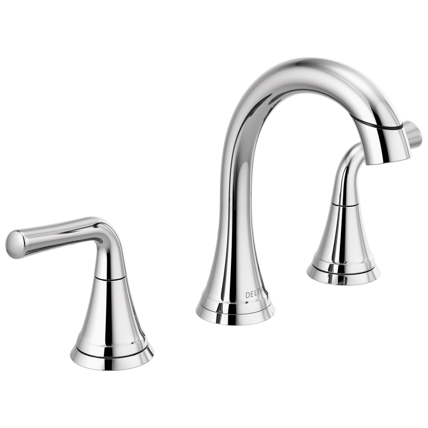 Two Handle Widespread Pull-Down Bathroom Faucet in Chrome 3533LF-PDMPU | Delta Faucet