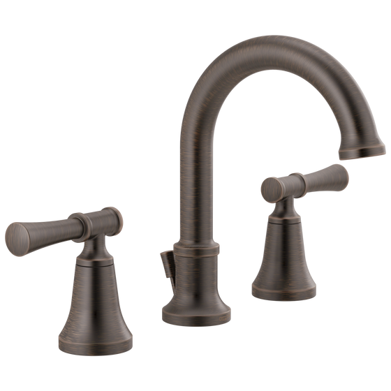 Widespread Bathroom Faucet 2L (Recertified) in Venetian Bronze 35747LF-RB-R | Delta Faucet