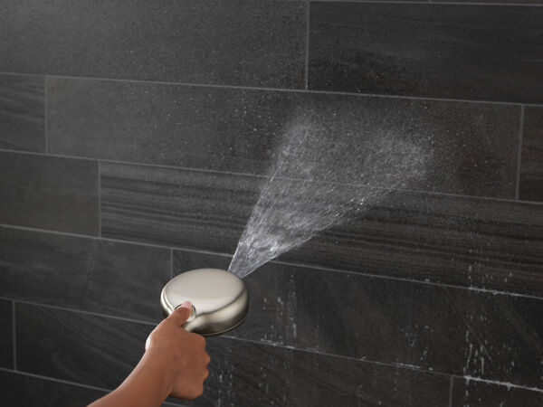 6-Setting Hand Shower with Cleaning Spray in Spotshield Brushed Nickel ...