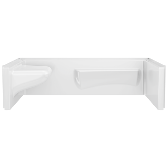 Procrylic Seated Shower Kit 60"x32" Right Drain in High Gloss White ...