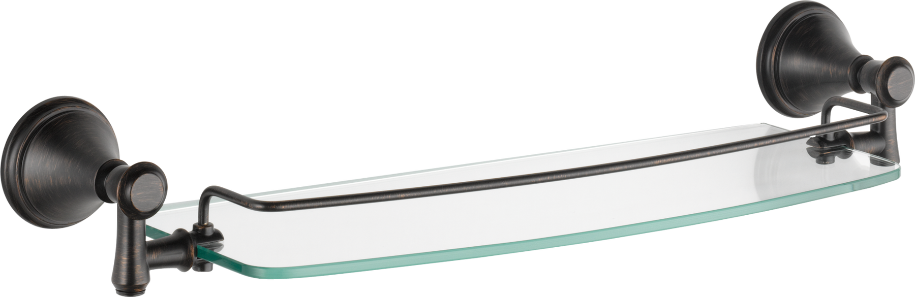 18" Glass Shelf with Removable Bar in Venetian Bronze 79710-RB | Delta ...