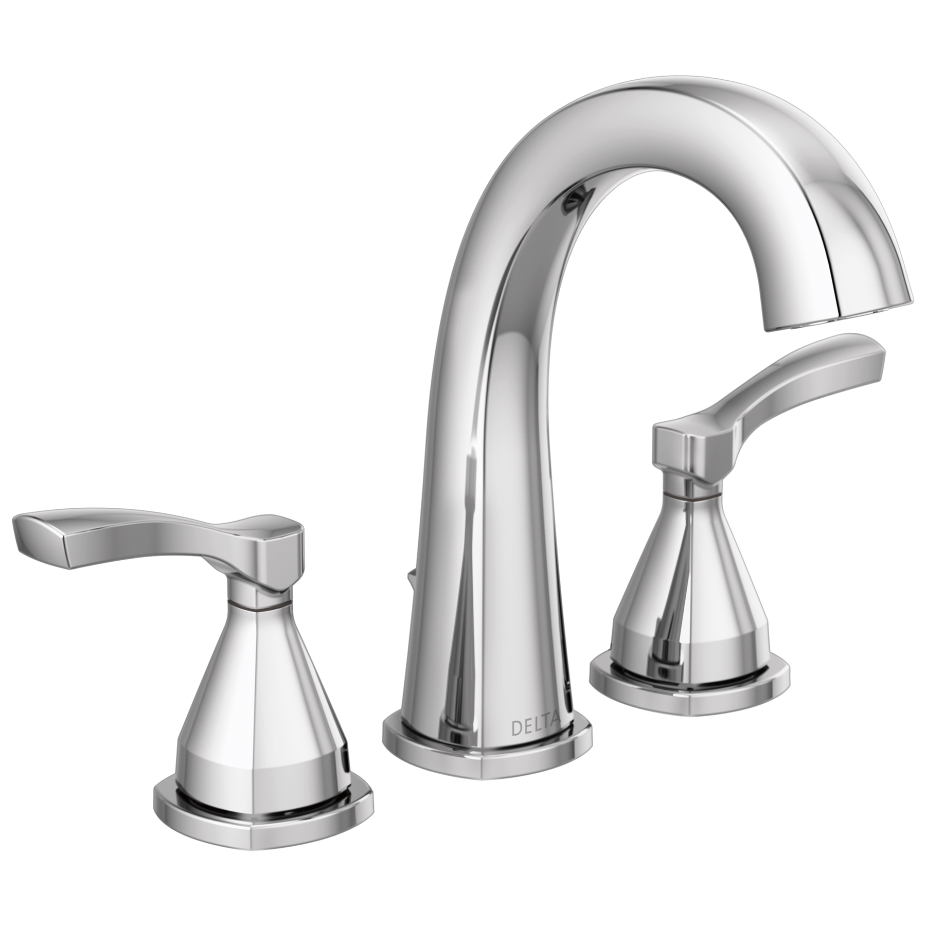Two Handle Widespread Bathroom Faucet in Lumicoat® Chrome 35775-PR-MPU-DST | Delta Faucet