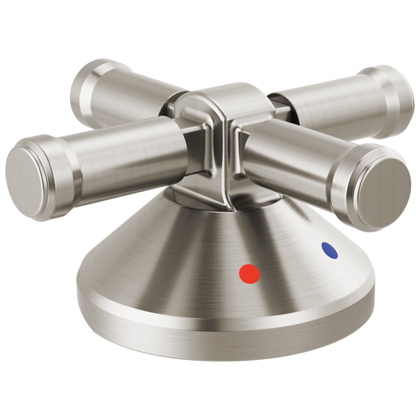 3-Hole Roman Tub w/Hand Shower - Handle Kit-Cross in Lumicoat ...