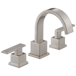 Two Handle Widespread Bathroom Faucet - Metal Pop-Up (Recertified) in ...