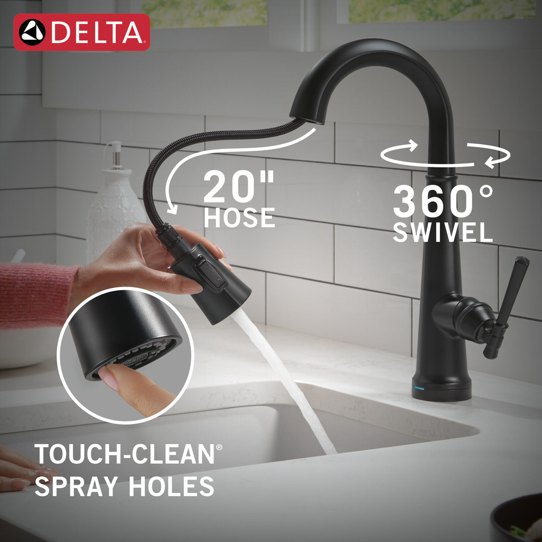 Touch2O® Bar / Prep Faucet with Touchless Technology in Matte Black ...