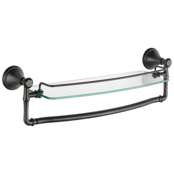 18" Glass Shelf with Removable Bar in Venetian Bronze 79710-RB | Delta ...
