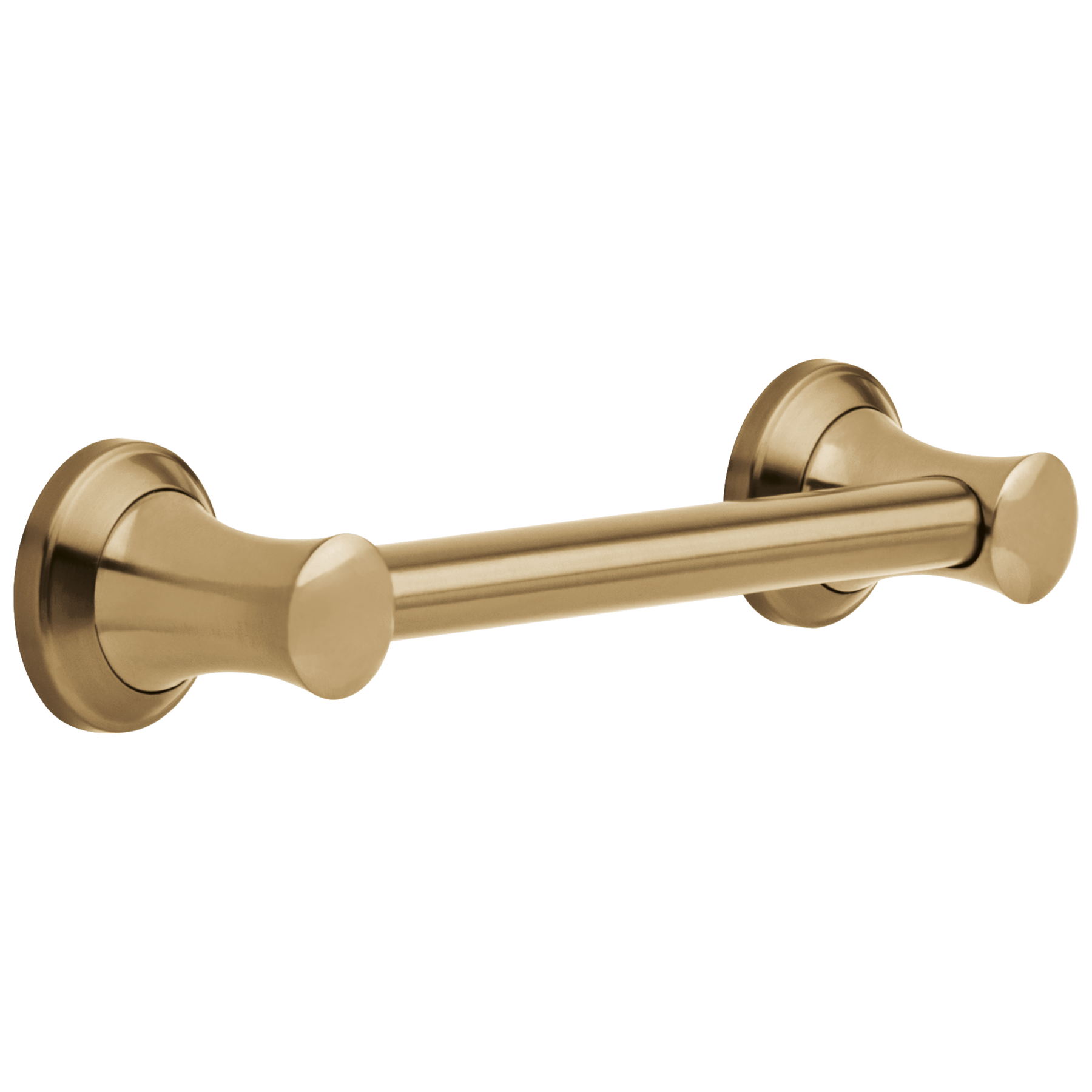 12" Transitional Decorative ADA Grab Bar (Recertified) in Champagne ...