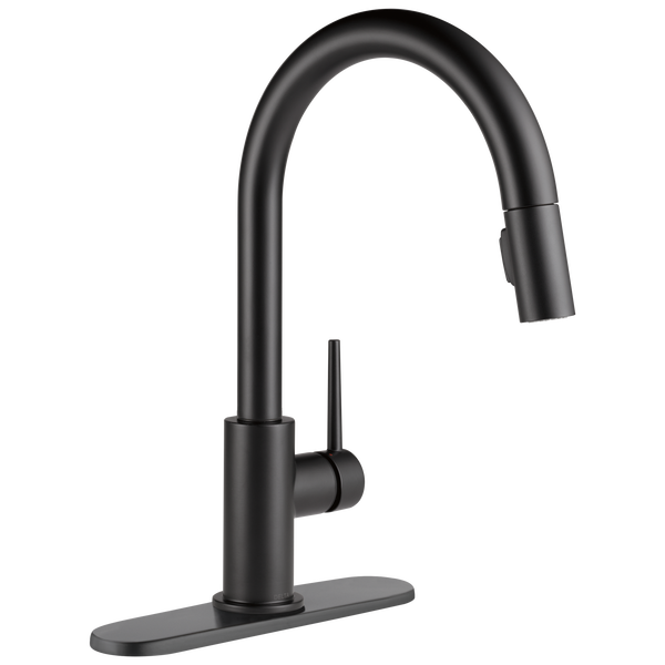 Single Handle Pull-Down Kitchen Faucet (Recertified) 9159-BL-DST-R ...