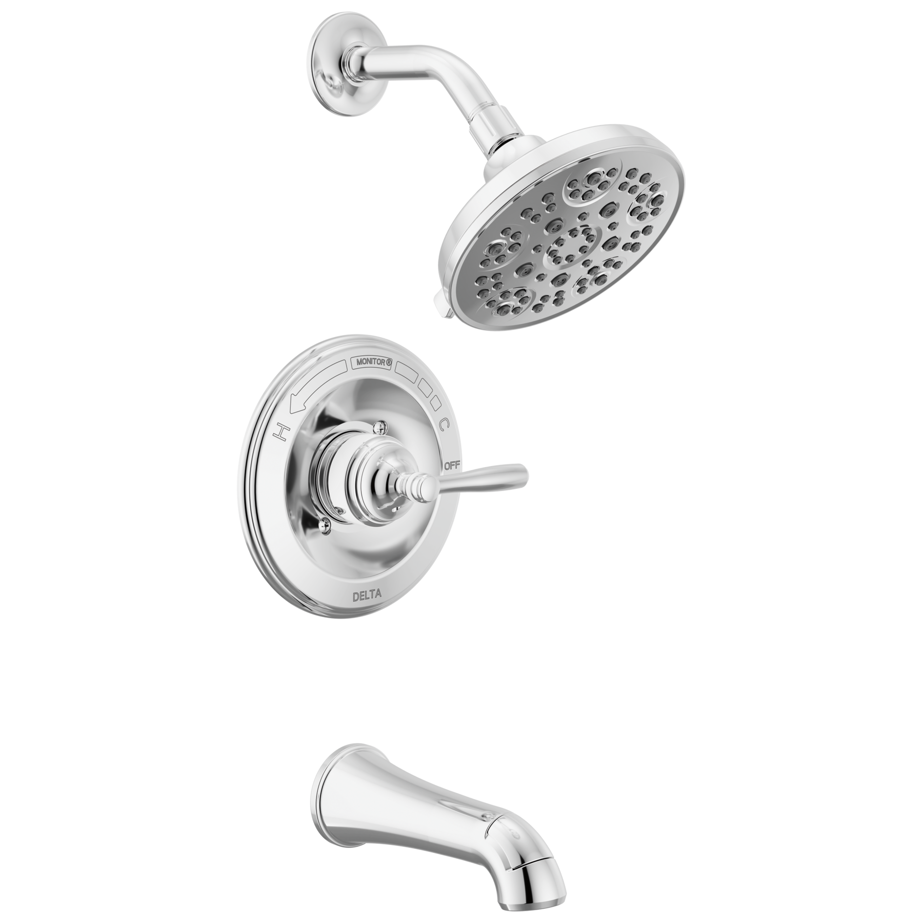 Monitor® 14 Series Tub and Shower in Chrome T144985 | Delta Faucet