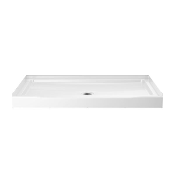 EverEdge Shower Base 48x34" in High Gloss White B12137-4834-WH | Delta ...