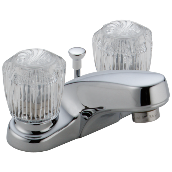 Two Handle Centerset Lavatory Faucet in Chrome 2522 | Delta Faucet