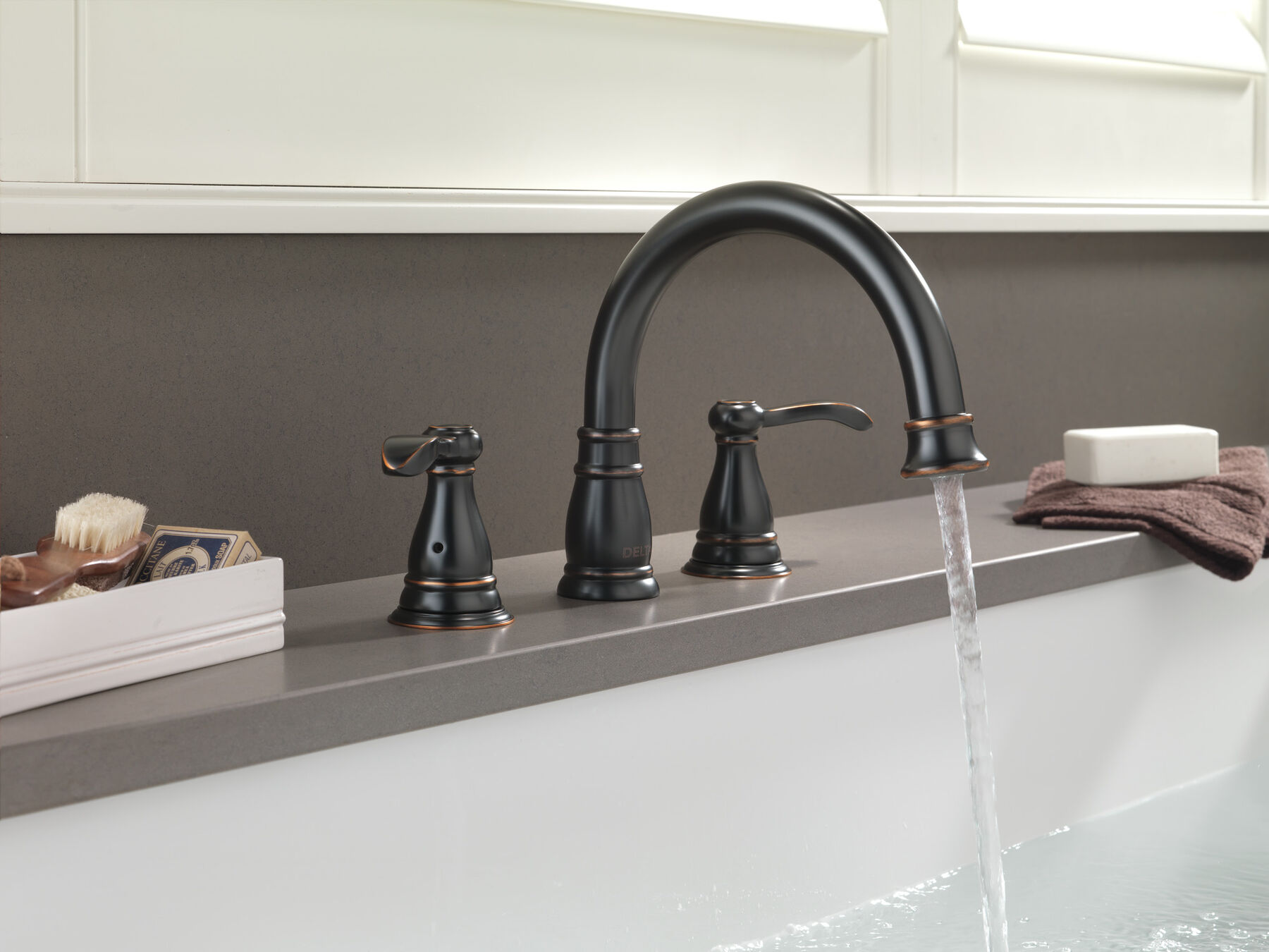 Roman Tub Faucet in Oil Rubbed Bronze 37984-OB | Delta Faucet