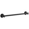 24" Transitional Decorative Grab Bar in Matte Black 41724-BL | Delta Faucet
