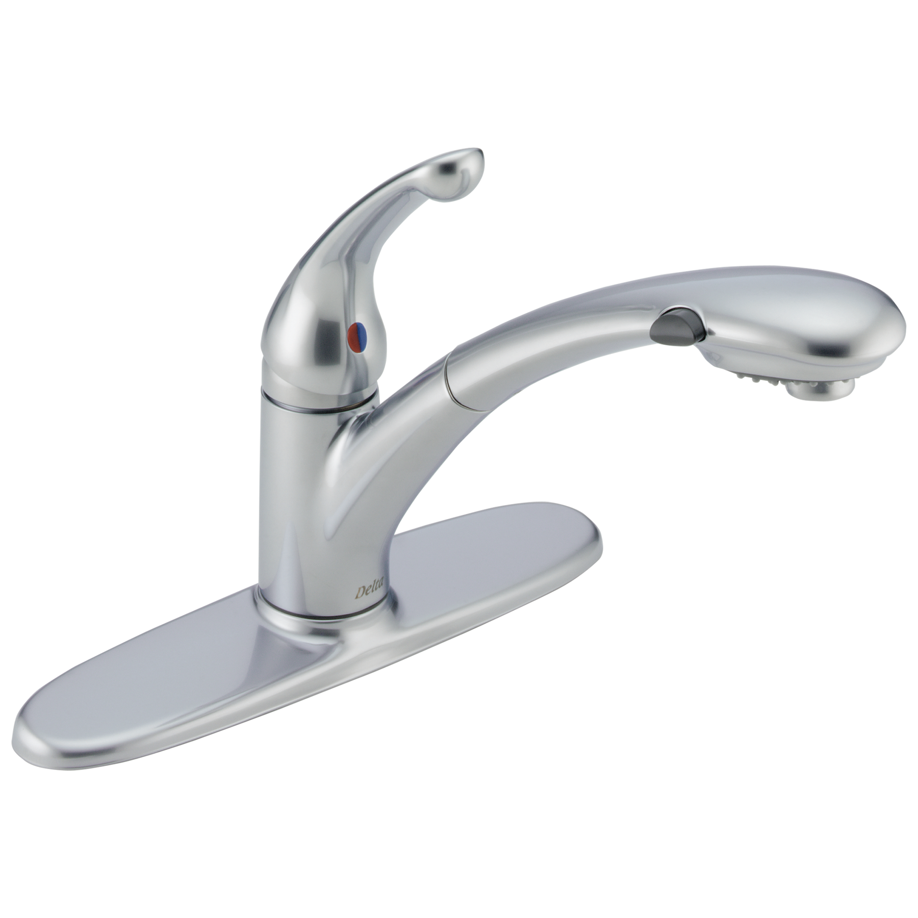 Pull-out Kitchen Faucet in Matte Chrome 470-MC | Delta Faucet