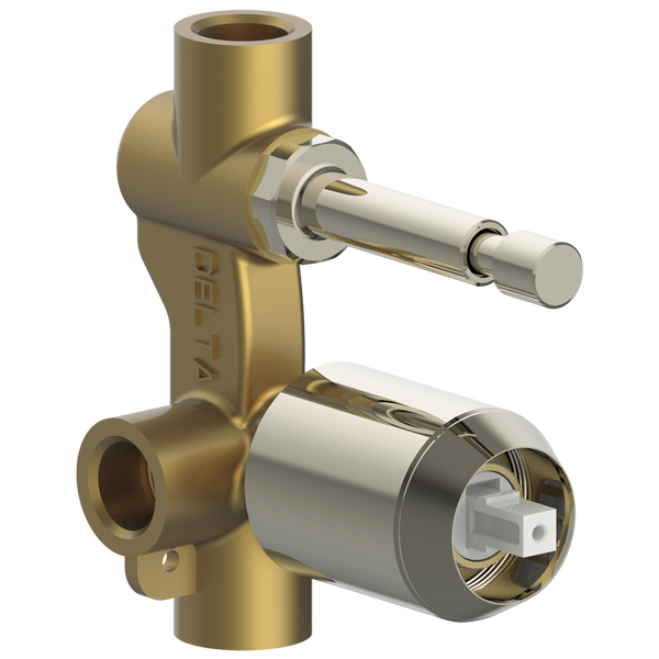 Rough-in w/ push button diverter in Polished Nickel R85300-PN | Delta ...