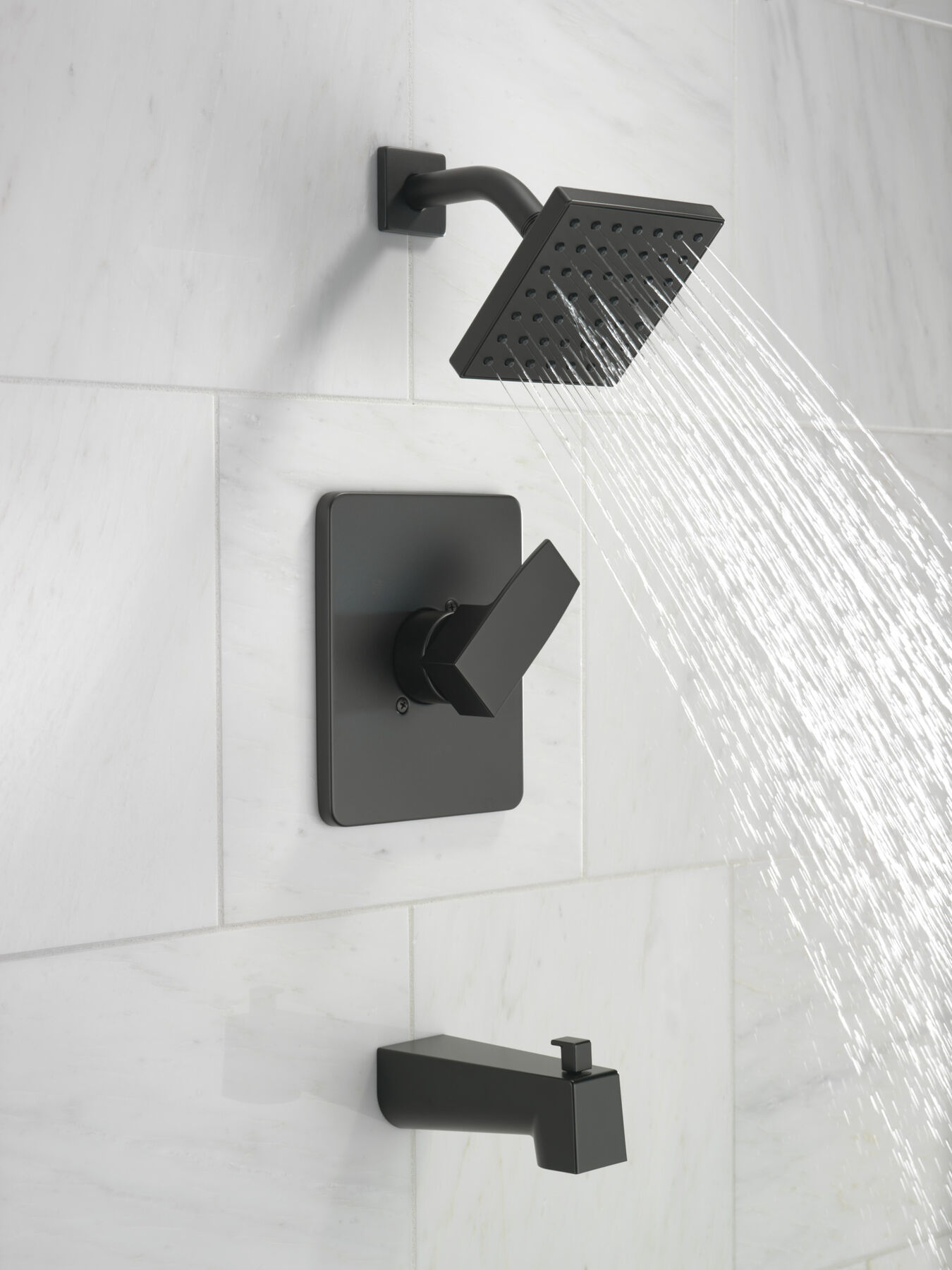 Tub/Shower Trim 14S (Recertified) in Matte Black T14467-BL-PP-R | Delta ...