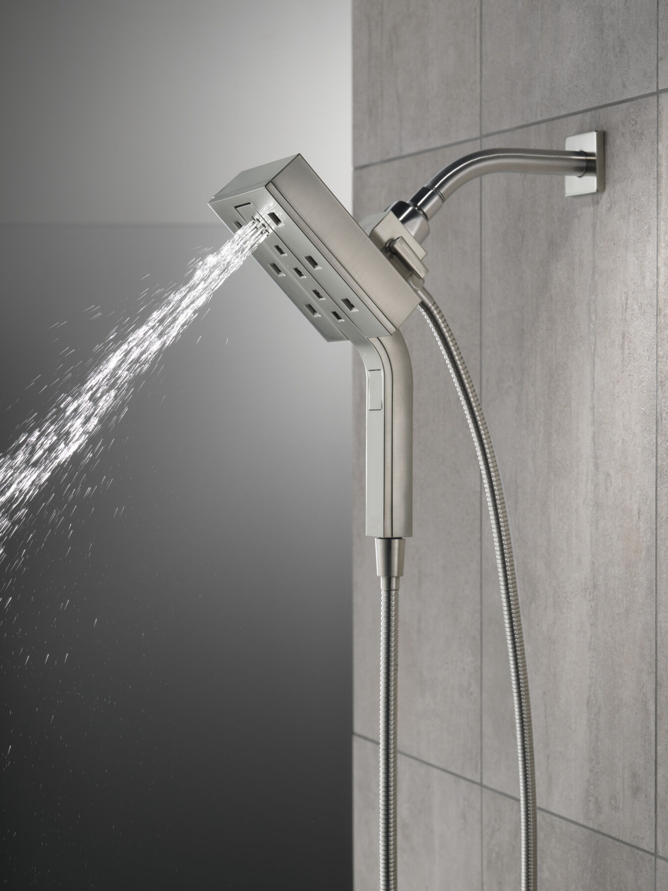 H2Okinetic® In2ition® 4-Setting Two-in-One Shower (Recertified) in ...