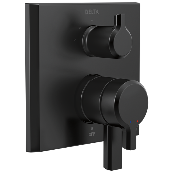 Integrated Diverter Trim 3S 2L 17S (Recertified) in Matte Black T27899 ...