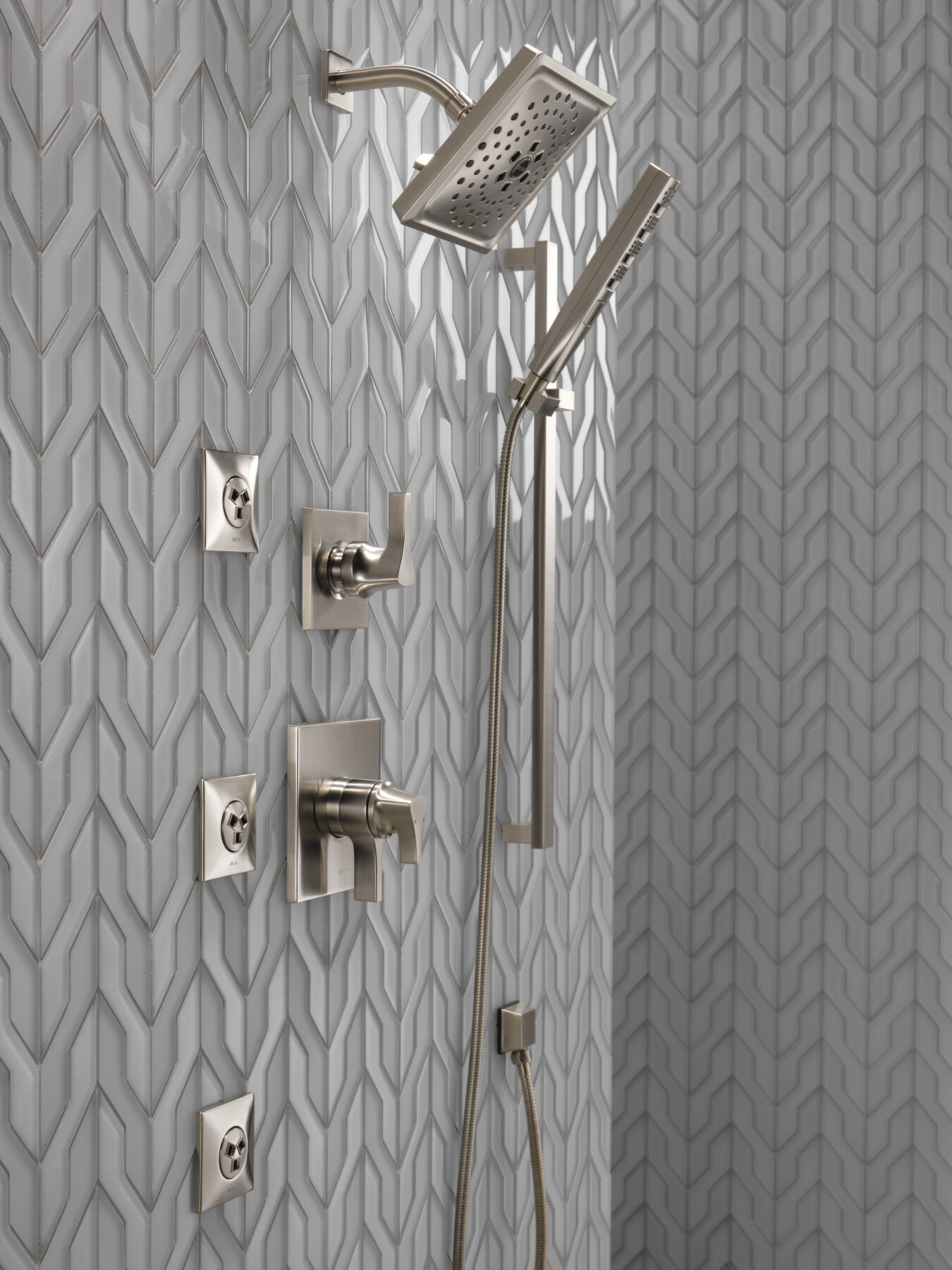 Square Wall Elbow for Hand Shower in Stainless 50570-SS | Delta Faucet