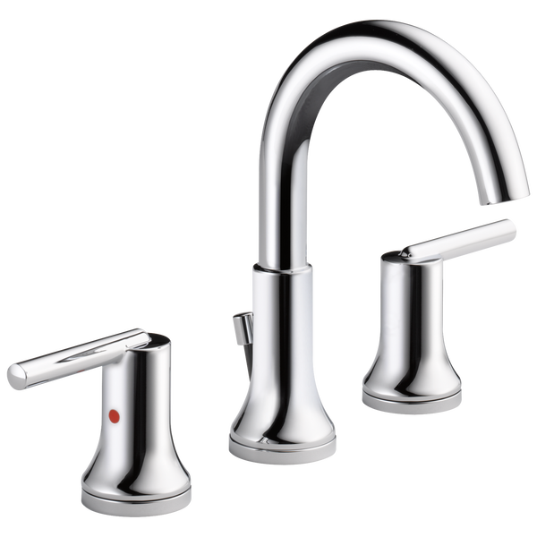 Two Handle Widespread Bathroom Faucet (Recertified) in Chrome 3559-MPU-DST-R | Delta Faucet