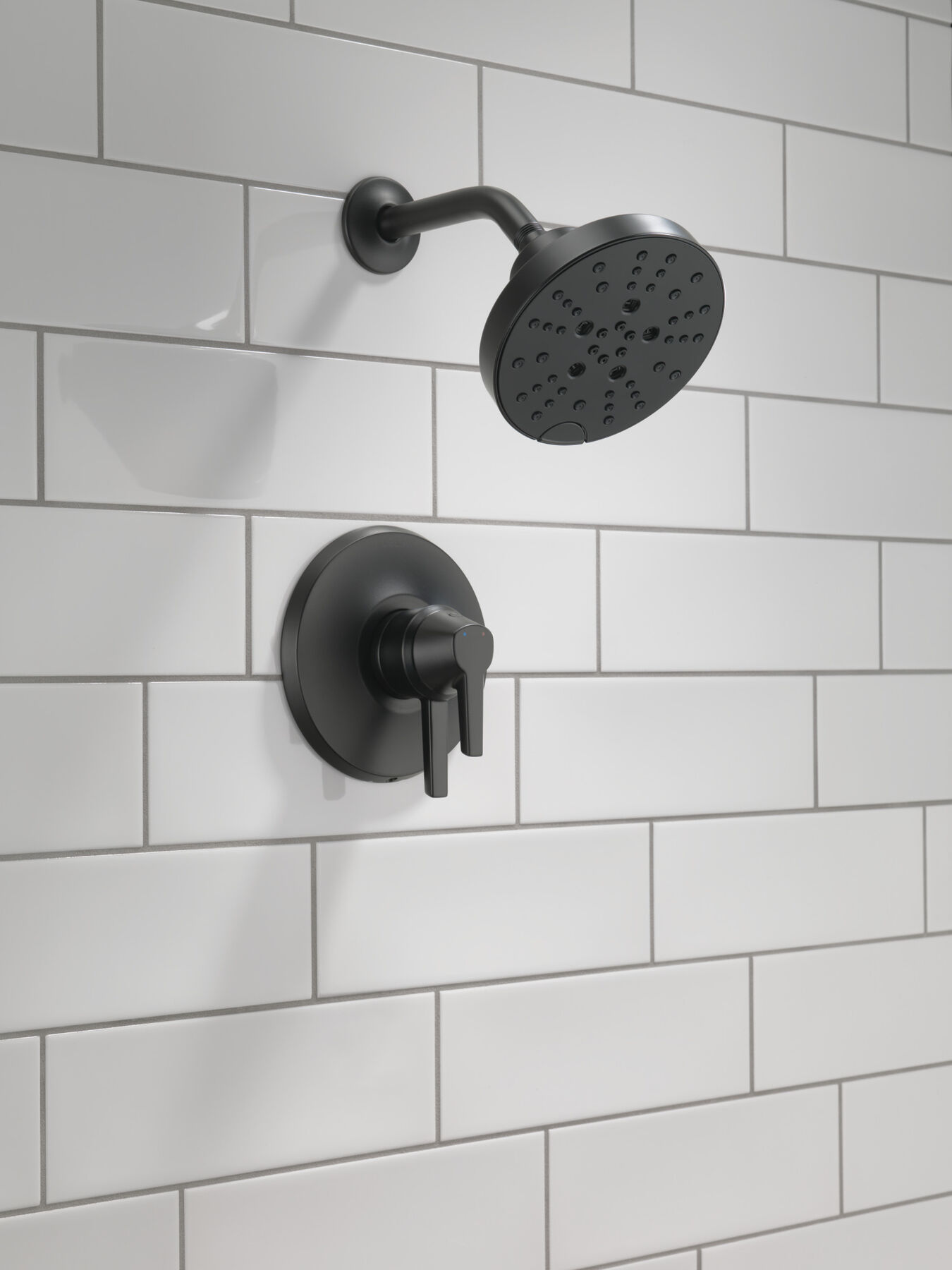 17 Series Shower Trim with H2OKinetic in Matte Black T17272-BL | Delta ...