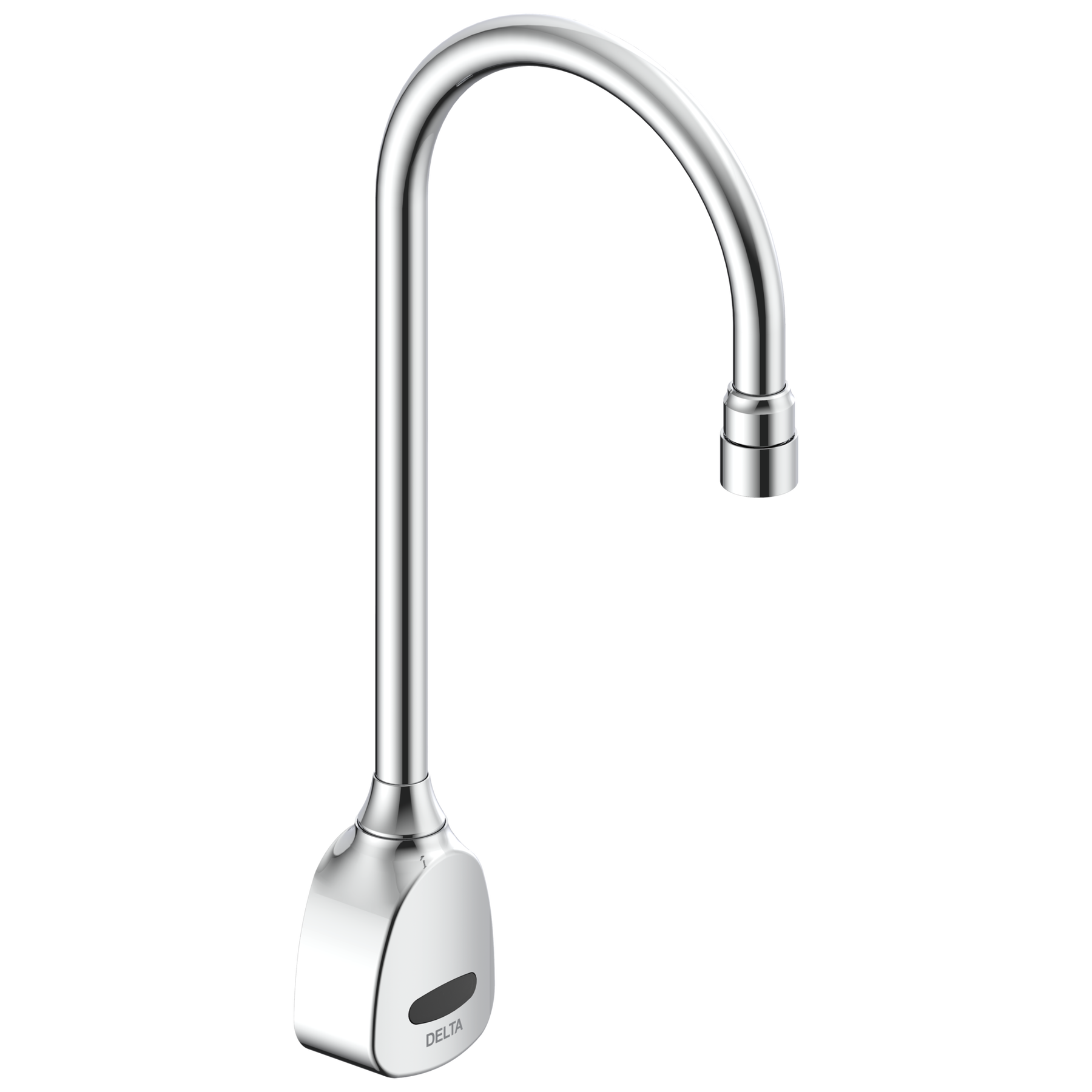 Wallmount Electronic Gooseneck Faucet, Battery, 1.5gpm in Chrome ...